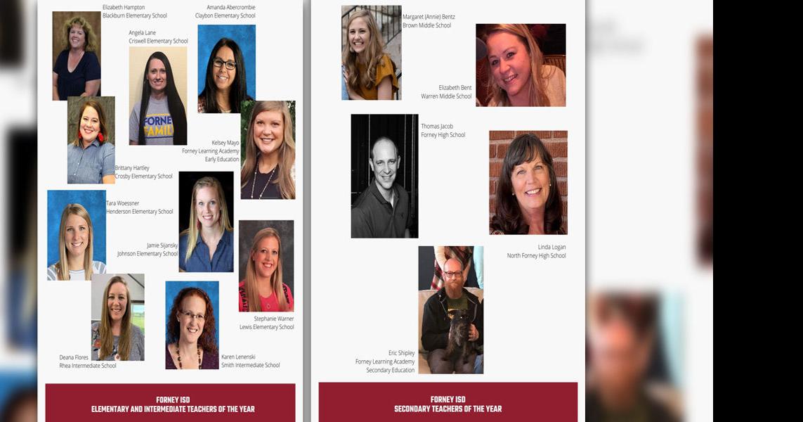 Forney ISD announces 2019-20 Teachers of the Year | Education ...