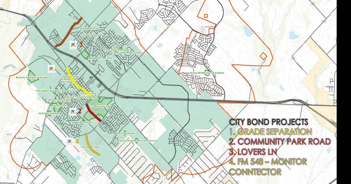 City of Forney to soon begin issuing RFQs on Prop E Road Bond projects ...