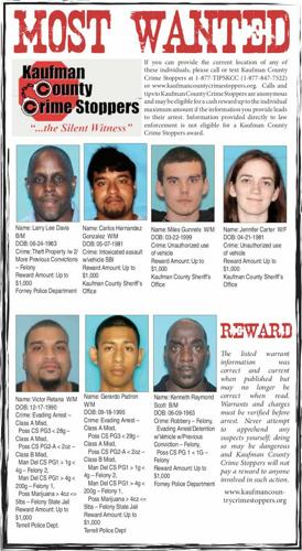 May 2019: Kaufman County's Most Wanted | Crime | inforney.com