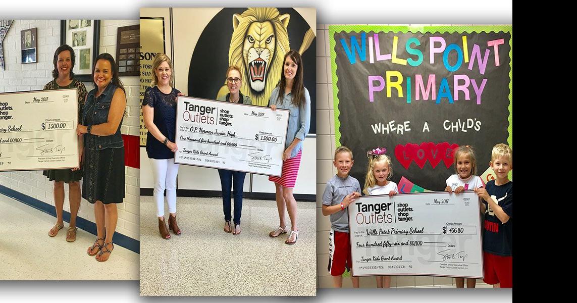 Tanger Outlets awards annual TangerKIDS grants to Terrell, Forney ...