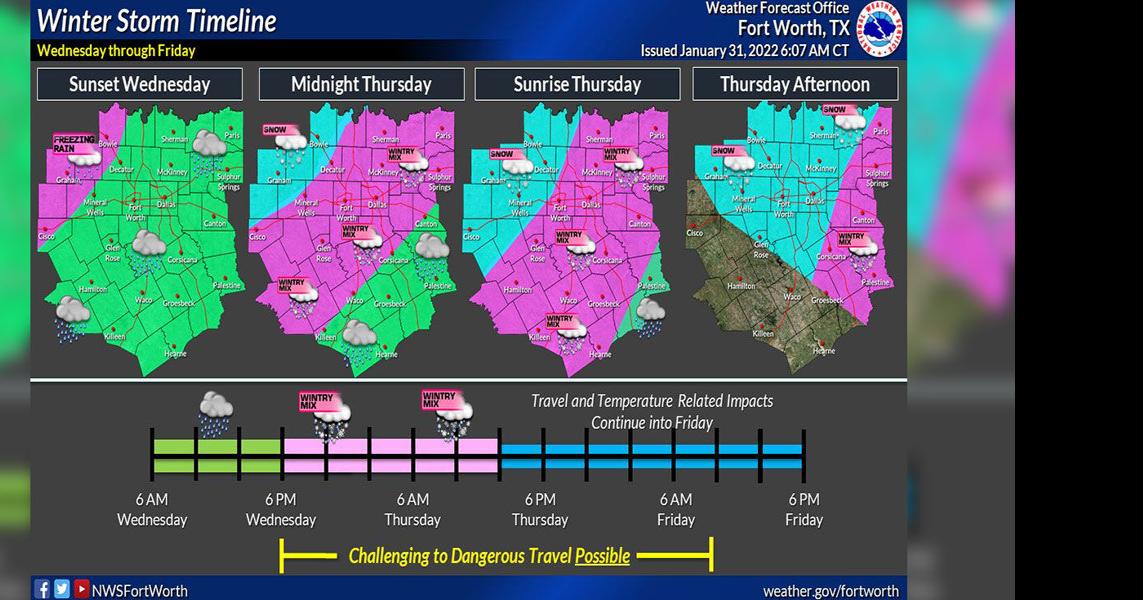 Strong winter system expected Wednesday as arctic cold front sweeps ...