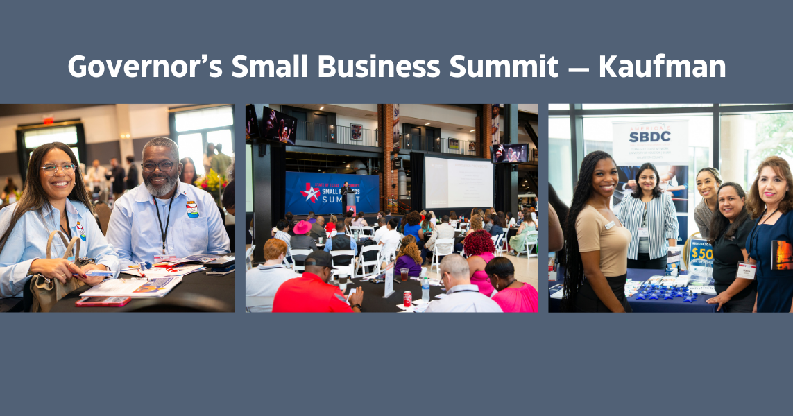 Governor’s Small Business Summit — Kaufman | Business | inforney.com