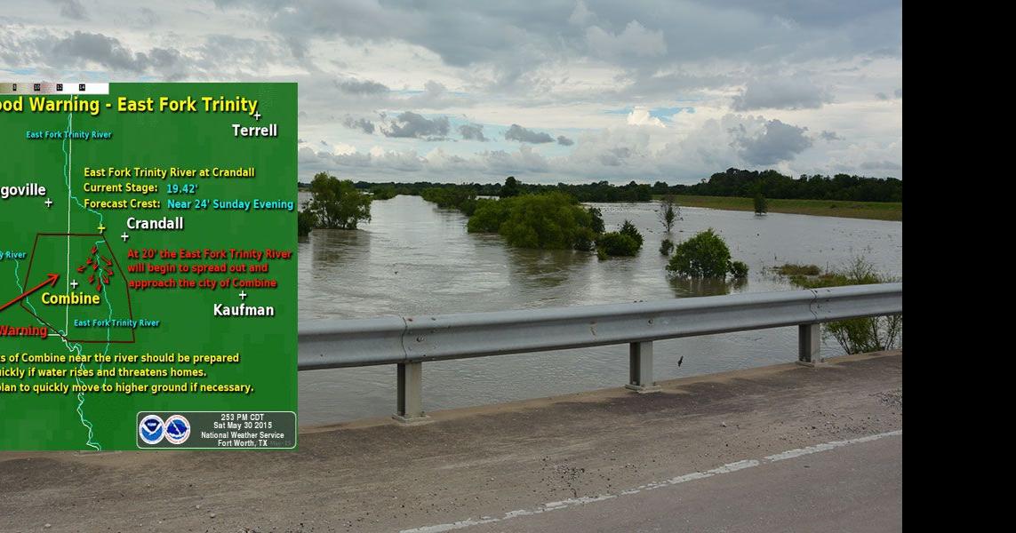 Flash Flood Warning for Combine until late Sunday, prepare for possible ...