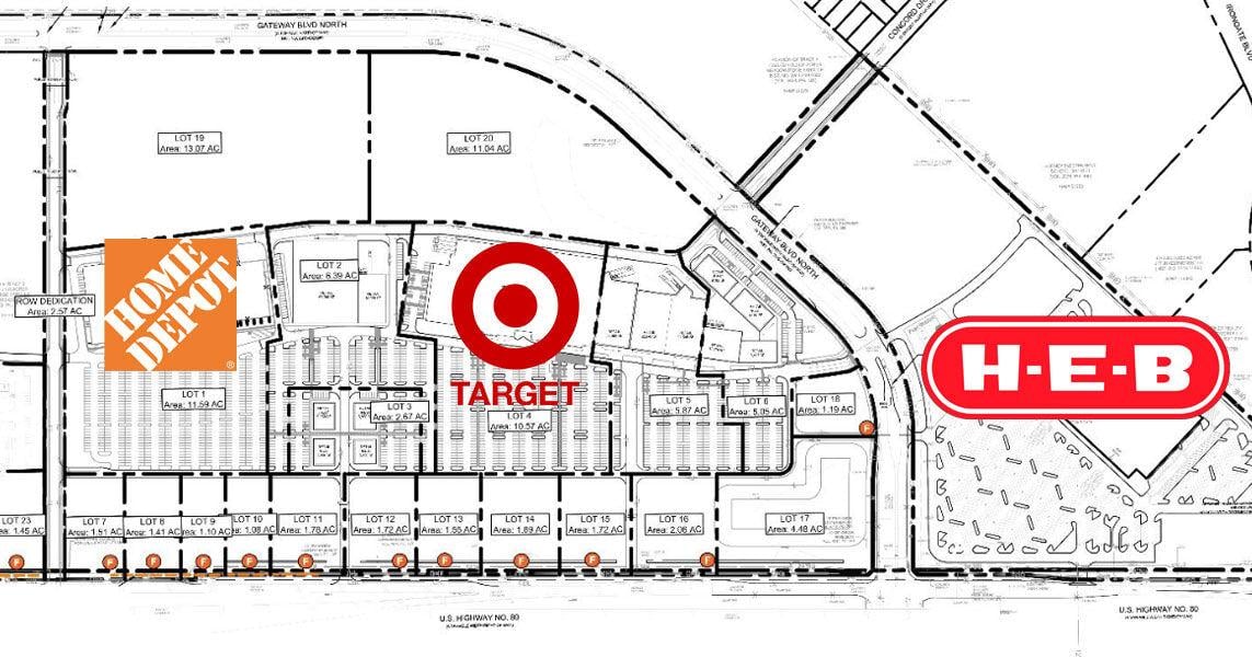 Target and Home Depot to anchor Phase I of Forney's Villages at Gateway ...