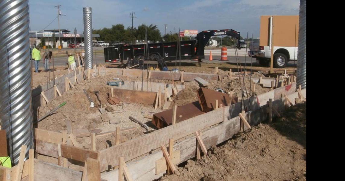 Construction underway to replace Forney's replica Statue of Liberty ...