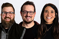 Josh Hooper, Chad Bradley, and Hannah Pfau. | People Moves ...