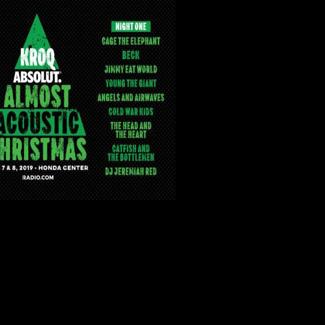 ‘KROQ Almost Acoustic Christmas’ Night One Lineup Announced. | Story ...