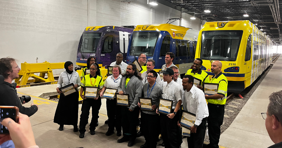 Metro Transit celebrates progress in light-rail operator staffing ...