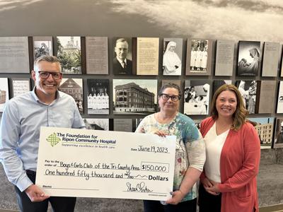 Ripon hospital foundation donates $150K to Boys & Girls Club | Latest ...