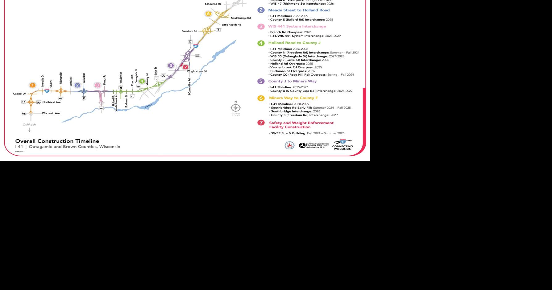 Five year I-41 project to start April 1 | Latest News ...