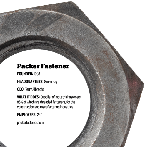 Glue guy: Terry Albrecht brings it all together for Packer Fastener ...