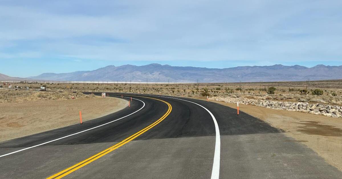 Highway 190 connector opens ahead of schedule | News | inyoregister.com
