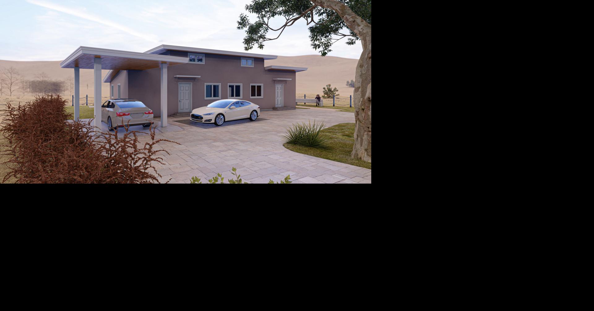 Wildfire-resistant duplex rising in Bishop: MDLR Brands to build first modular home in ...