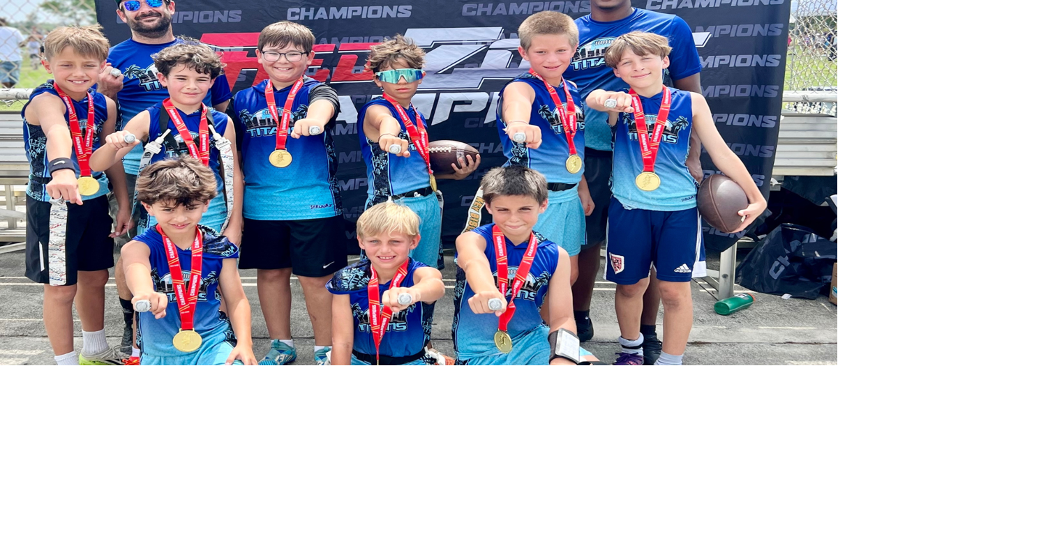 Island flag football season ends with Titans crowned champions | Key ...