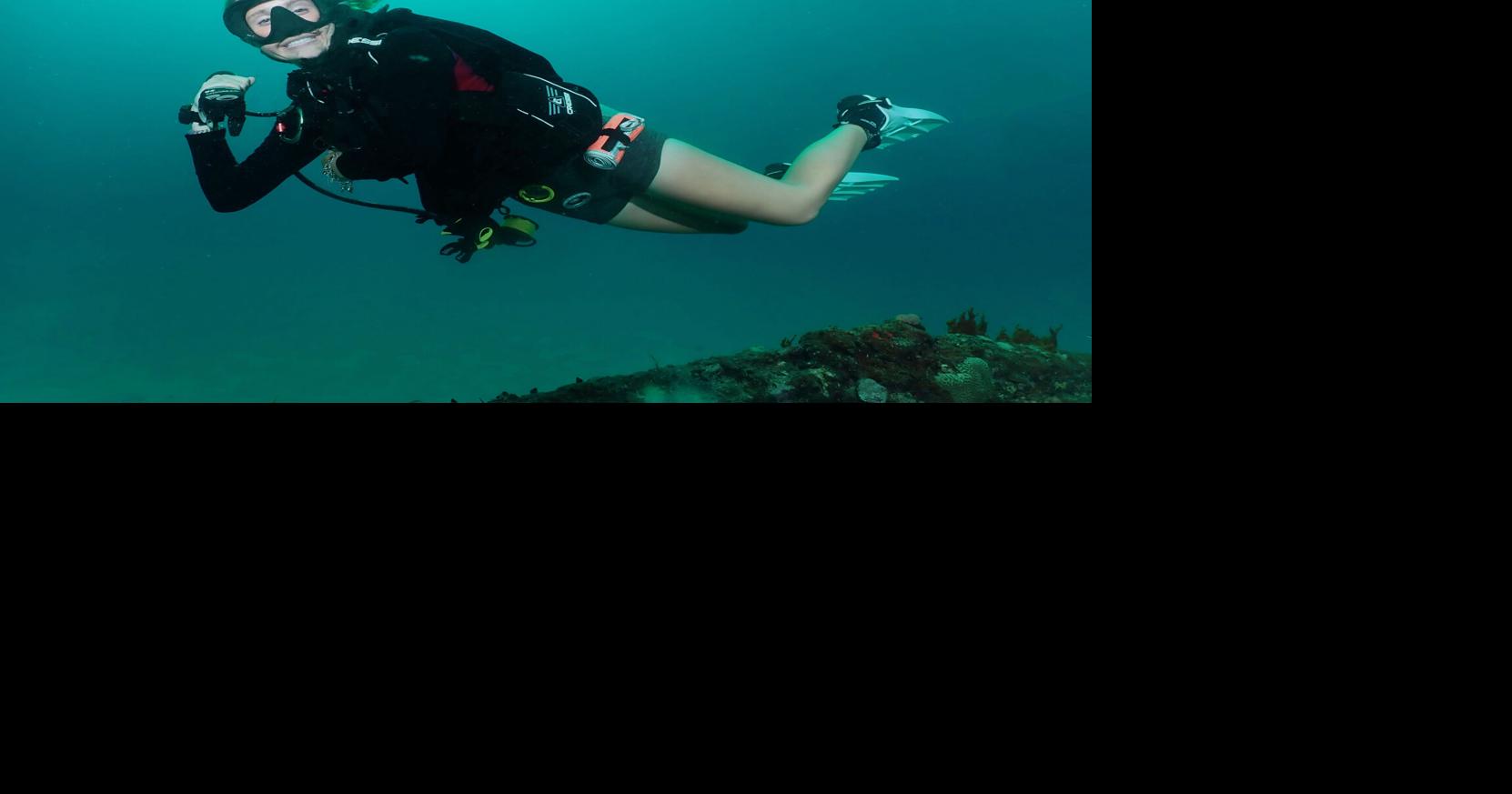 “I cannot wait to see where diving takes me..." a first-person perspec ...