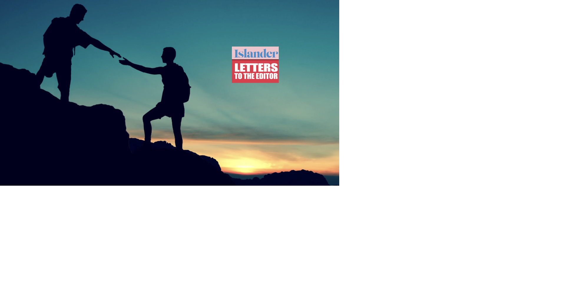 Good deed will be paid forward | Letters to the Editor | islandernews.com