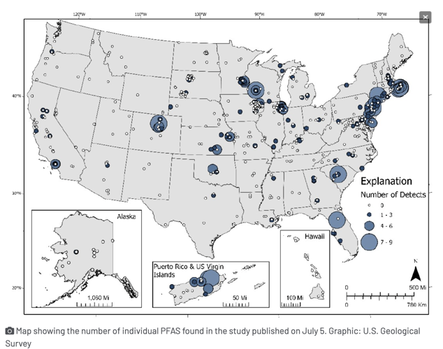 National study finds up to nine “forever chemicals”in FL’s tap water ...