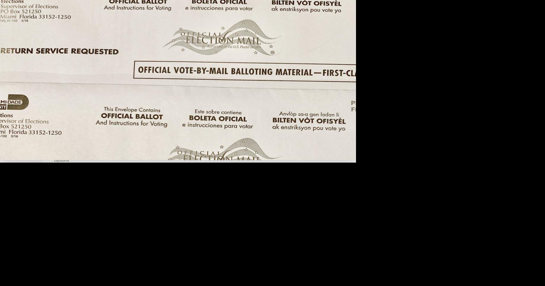 Over 800,000 Floridians, including 325,000+ in Dade, have already voted ...