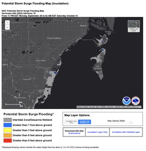 Cat-3 storm Ian's cone shifts, parts of Miami-Dade now under Tropical ...
