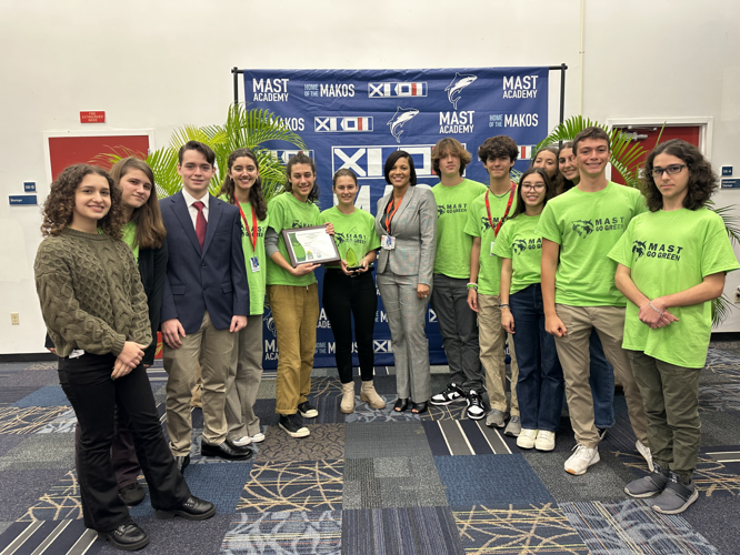 MAST becomes first Florida high school to win Gold Apple environmental ...