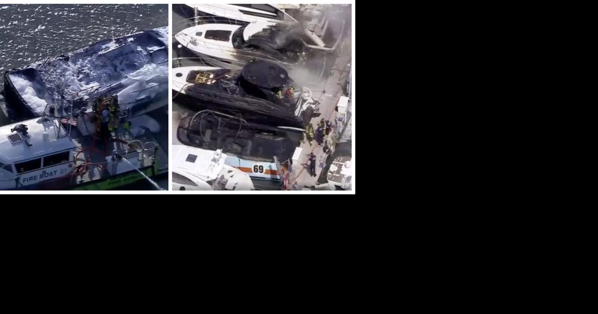 12 yachts burn in series of mysterious marina fires | News ...