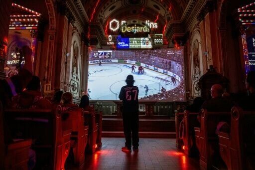 A church is an ideal setting for a high-stakes game in a hockey mad ...