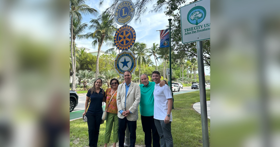 New sign at the Village’s entrance recognizes community group ...