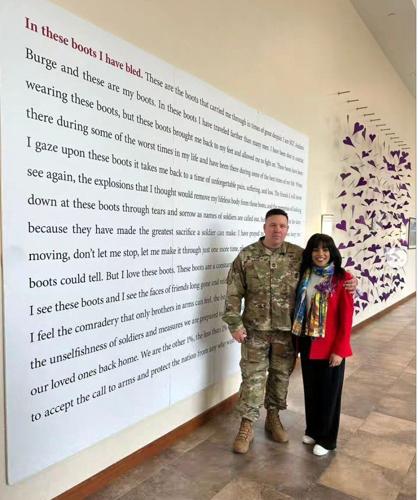 ‘Footsteps for Freedom’ exhibit at Walter Reed hospital the result of ...