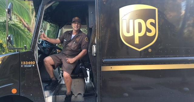 UPS’s slogan is “What can Brown do for you?” and driver Carlos Rivero ...