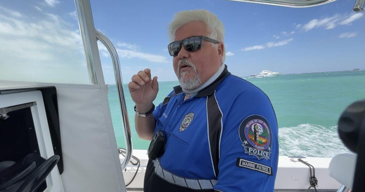 Marine Patrol officer at home on the water and in Key Biscayne | News ...