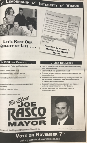 Nov 2, 2000. Rasco and Padovan debate Community Center, Sewer Project ...
