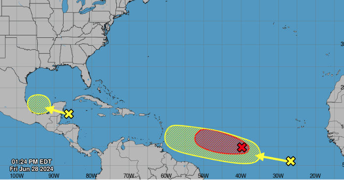 Tropical storm Beryl could form today; NHC monitors two other systems ...