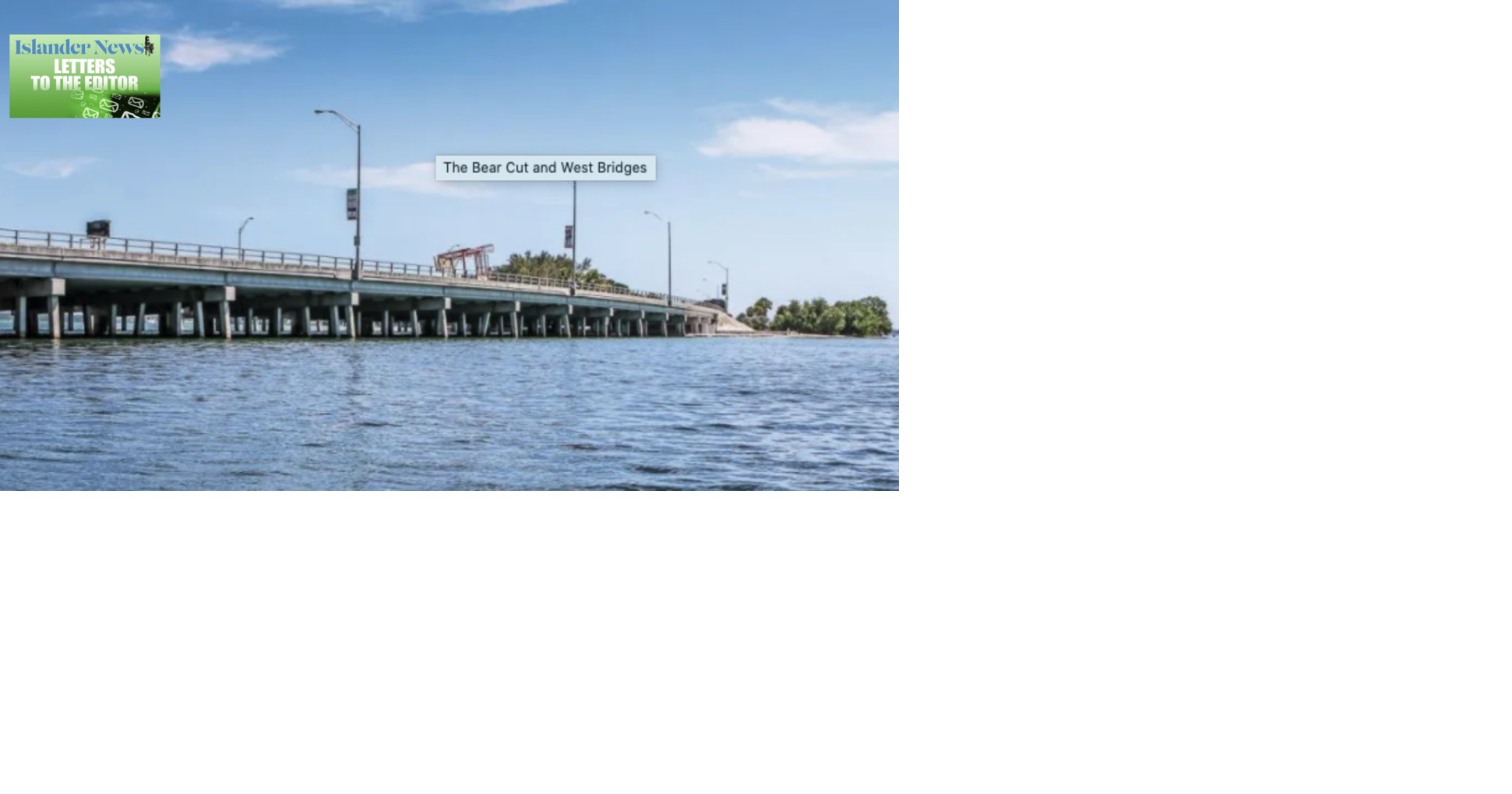 County responds to island resident’s questions about Bear Cut Bridge ...