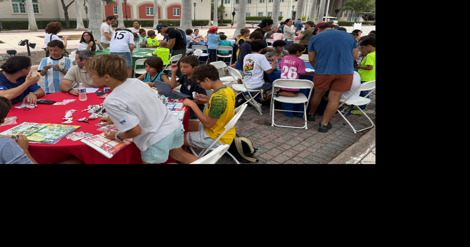 Key Biscayne kids kick off 2026 World Cup sticker craze | Key Biscayne ...