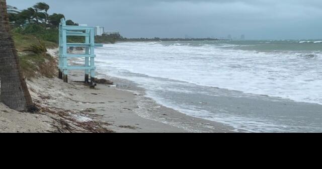 Cloudy & drier on the island with high surf advisory | Key Biscayne ...