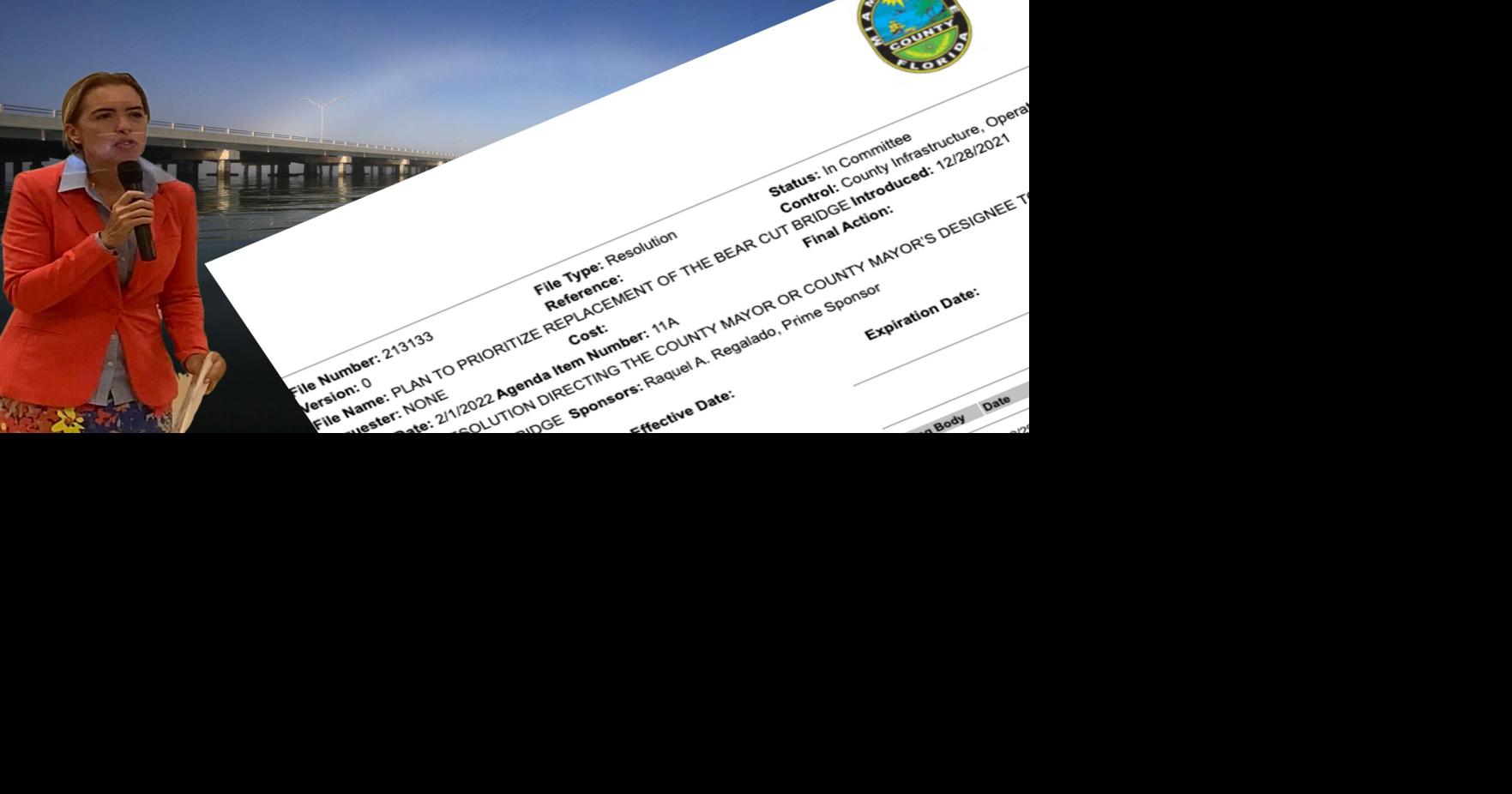 Regalado asks county to prioritize Bear Cut Bridge replacement, sets ...