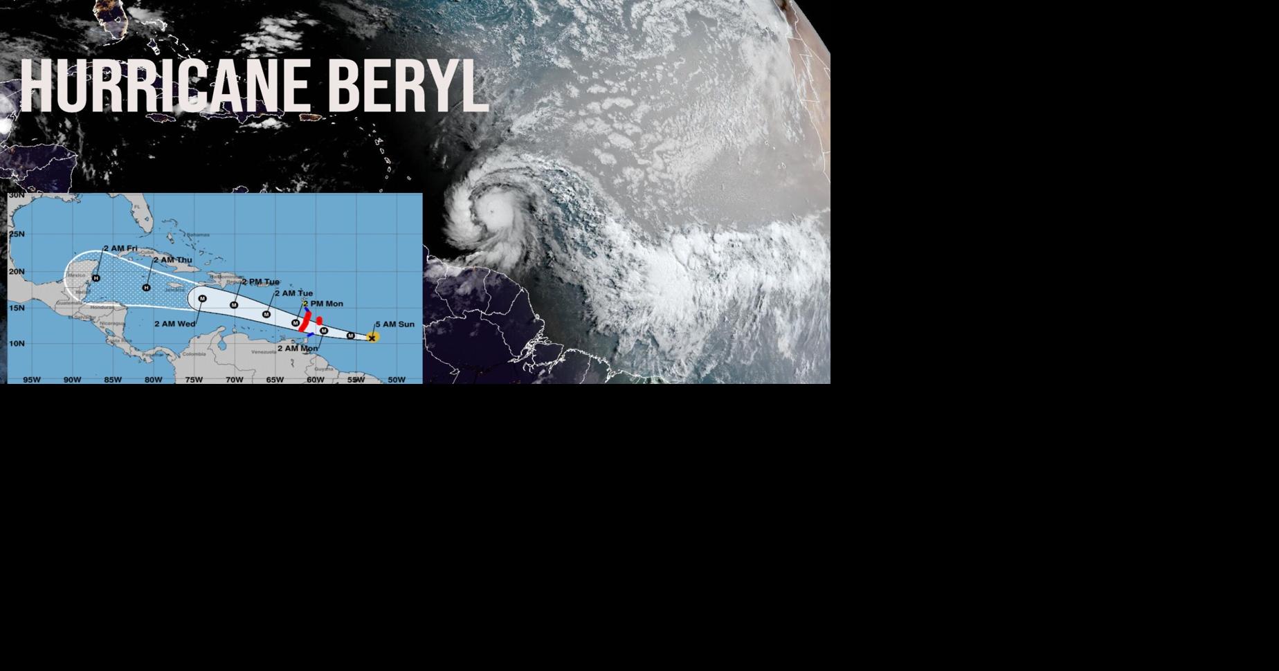 “Shocking…” Beryl continues to rapidly intensify into a rare June major ...