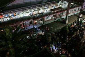 A long-distance train had crashed into a commuter train brought to a ...