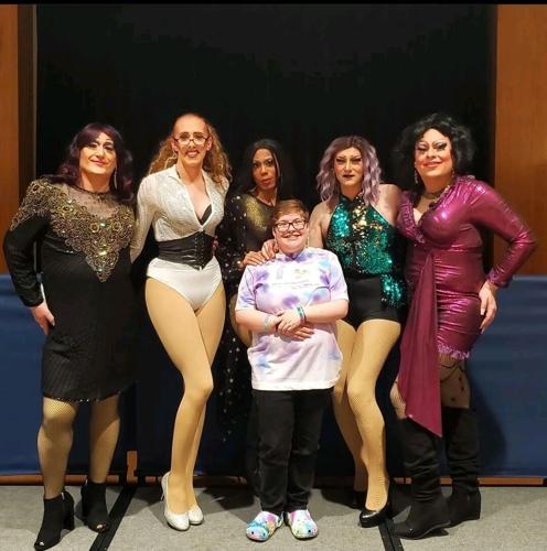 Drop of Lavendar drag show: students interact with professional drag ...