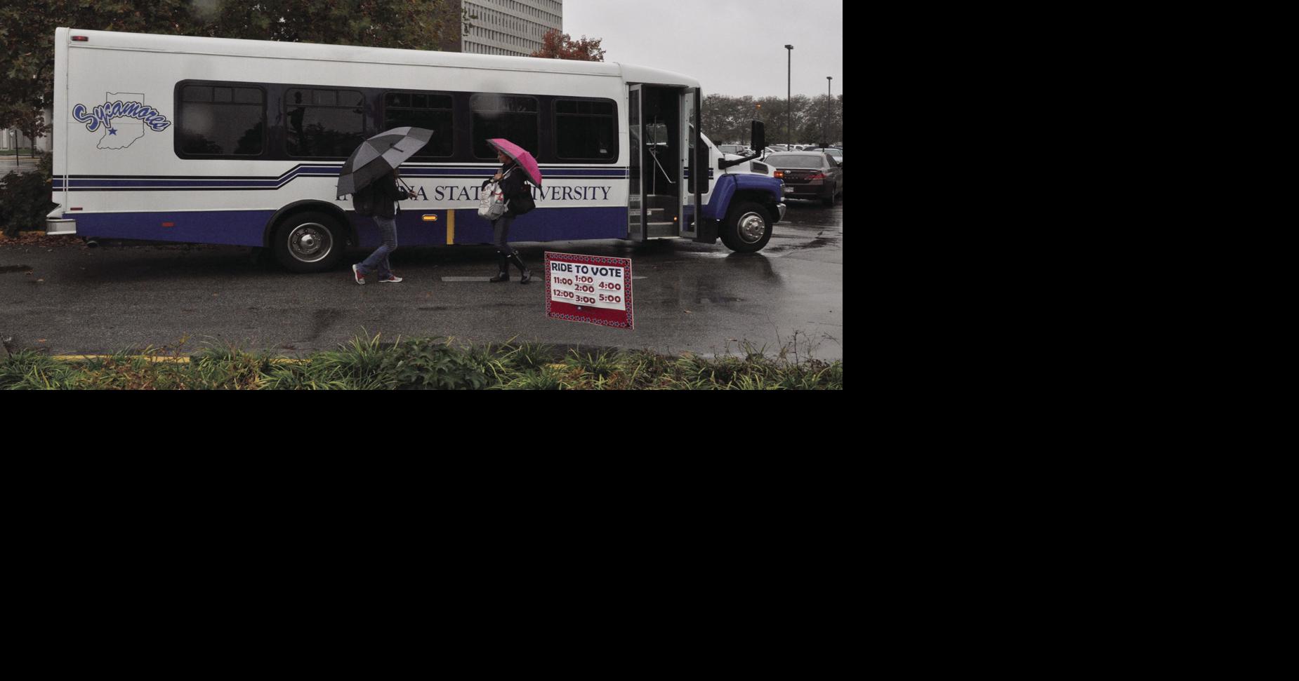 SGA provides shuttles for voting students | Indiana Statesman ...