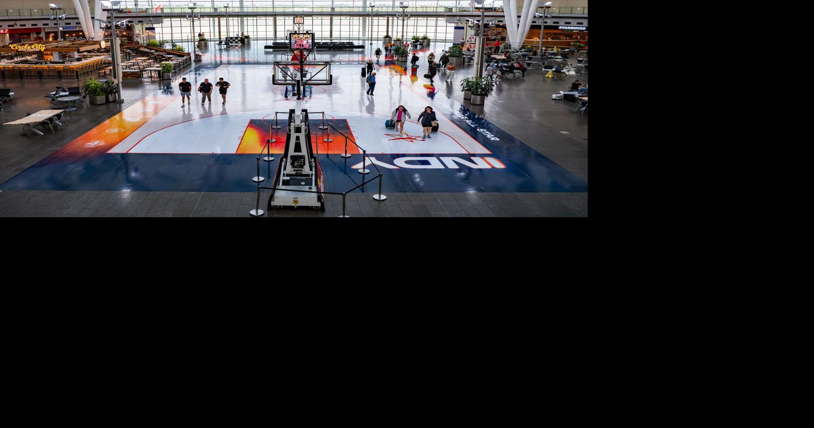 WNBA All-Star Weekend installation takes off at Indy airport | Sports ...