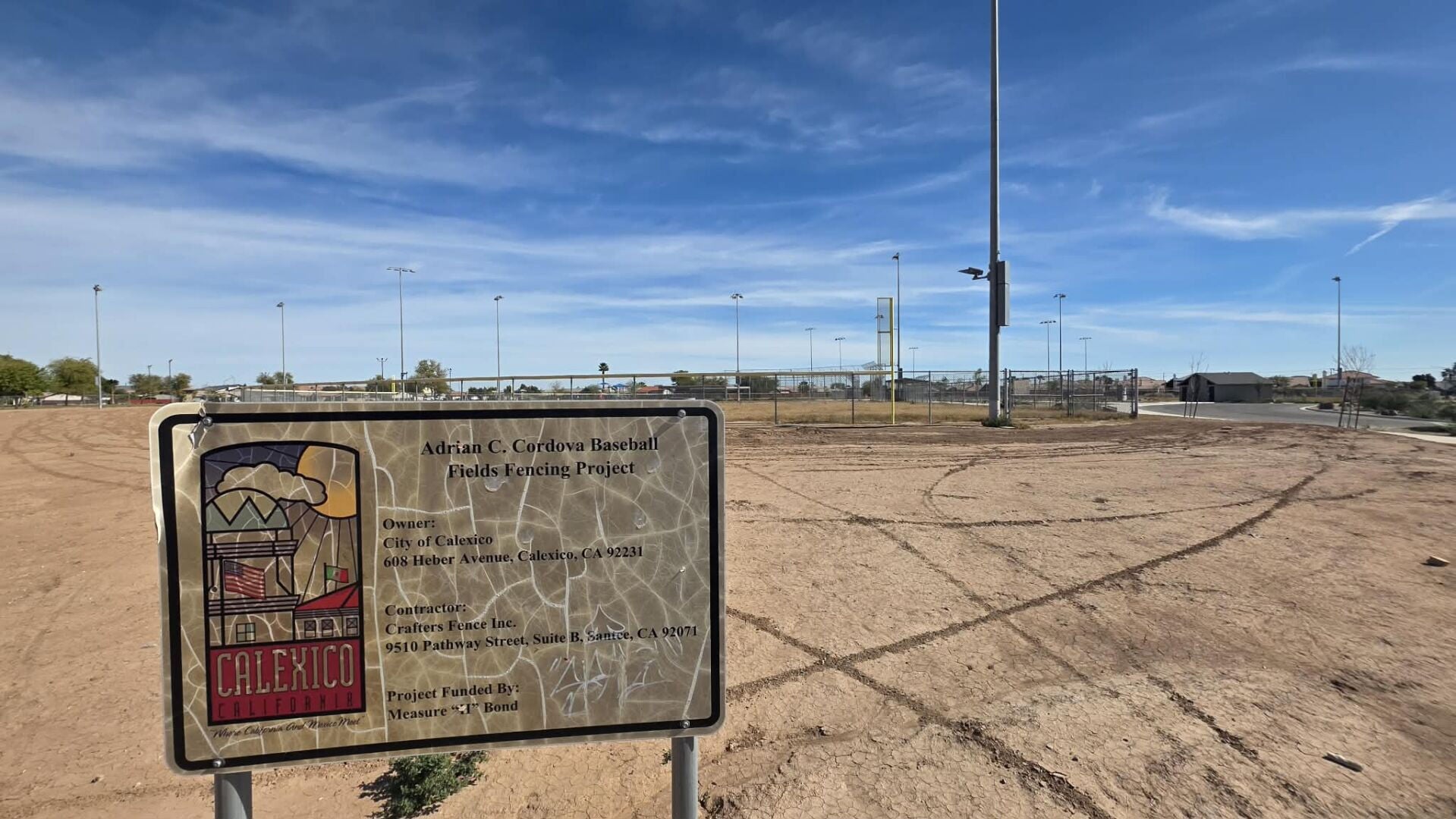 Aún sin acciones sobre el Parque Cordova en Calexico | Adelante Valle ...
