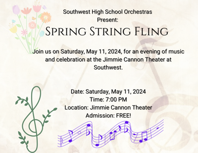 SHS Orchestra Presents: Spring String Fling | Local Events ...