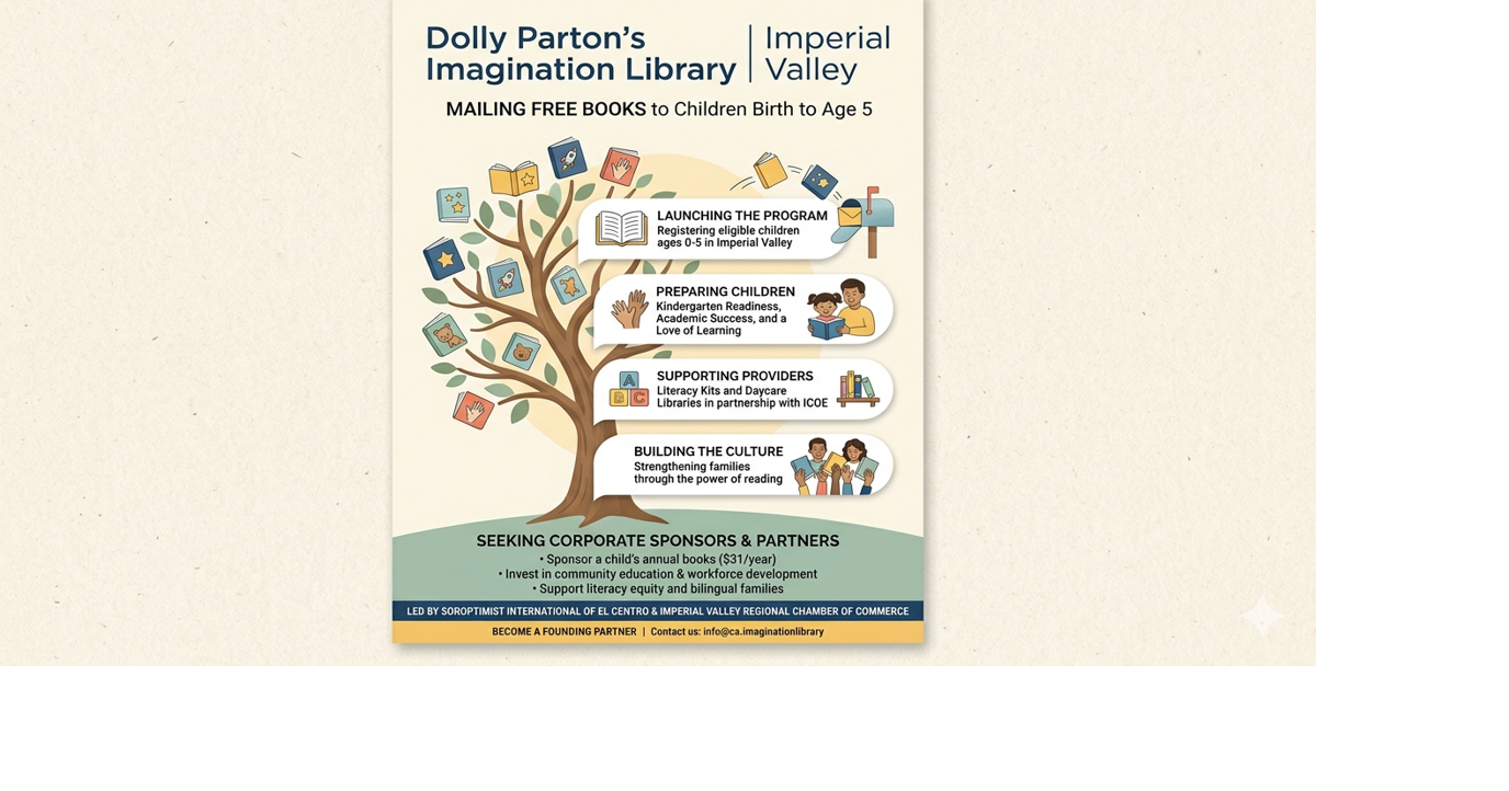Dolly Parton’s Imagination Library prepares for Imperial Valley launch ...