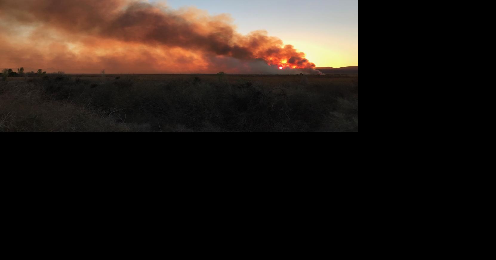 Firefighters battle large wildfire near Yuma | Local News ...