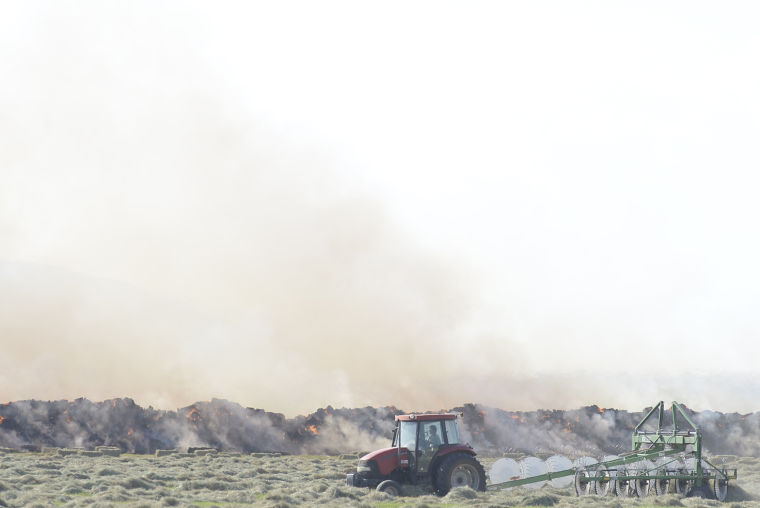 Haystack fire in Imperial Forrester and Worthington Road | Photos ...