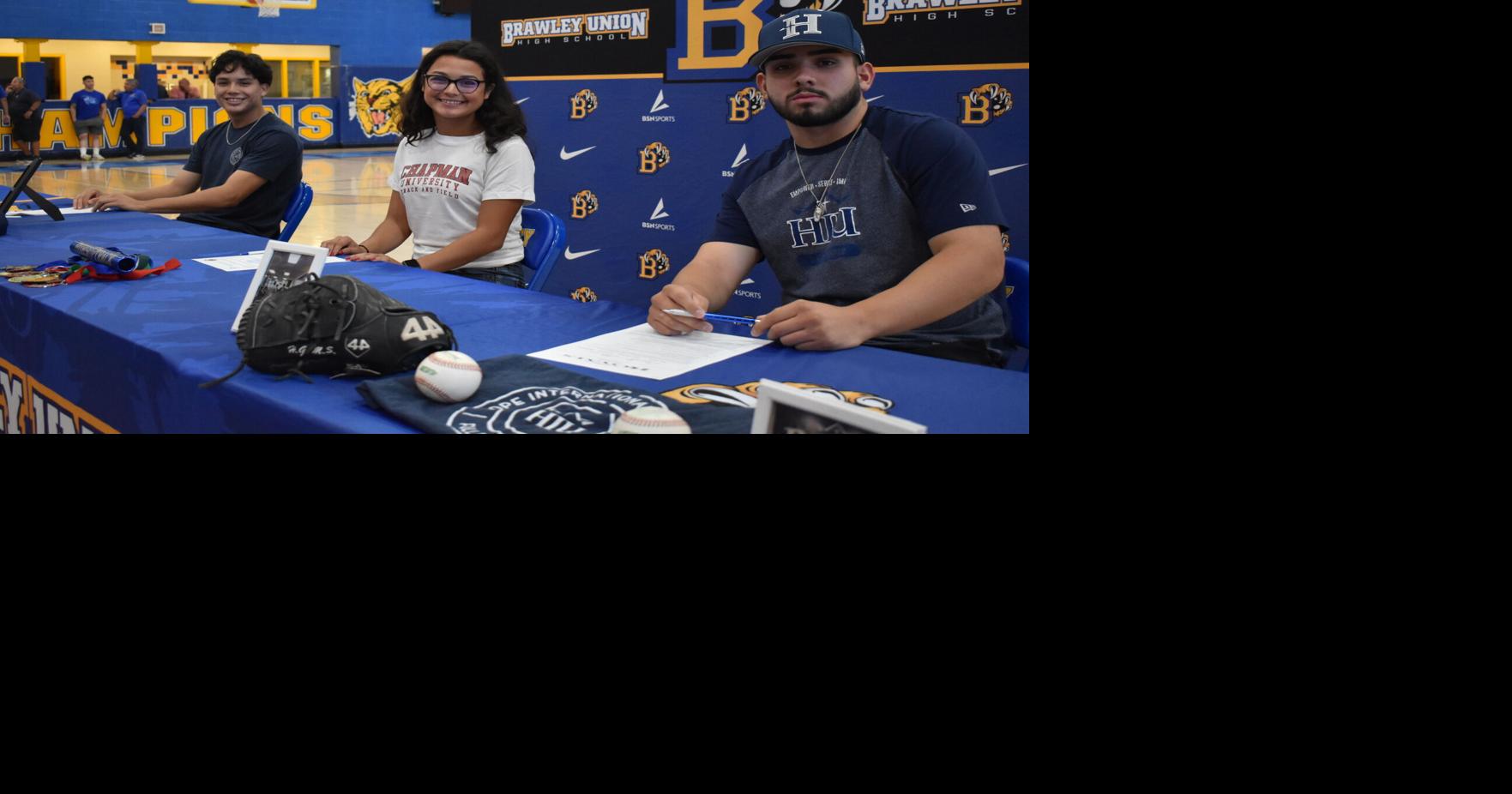 Brawley's sports season ends with three more college signings | High ...