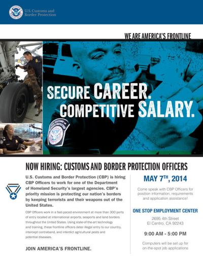 Customs and Border Protection to host hiring event on Wednesday ...