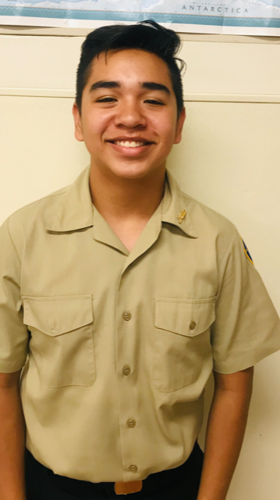 Calexico High School Navy JROTC Cadet of the Week: Edwin Felix-Chong ...