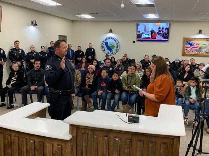 Michael Crankshaw takes oath of office as new Imperial Interim Police ...